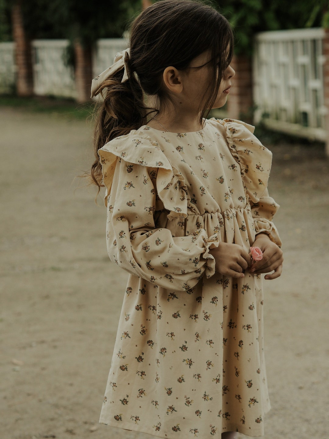 Laura Girls Boho Dress | Cotton Flowers Vintage Dresses for Children ...