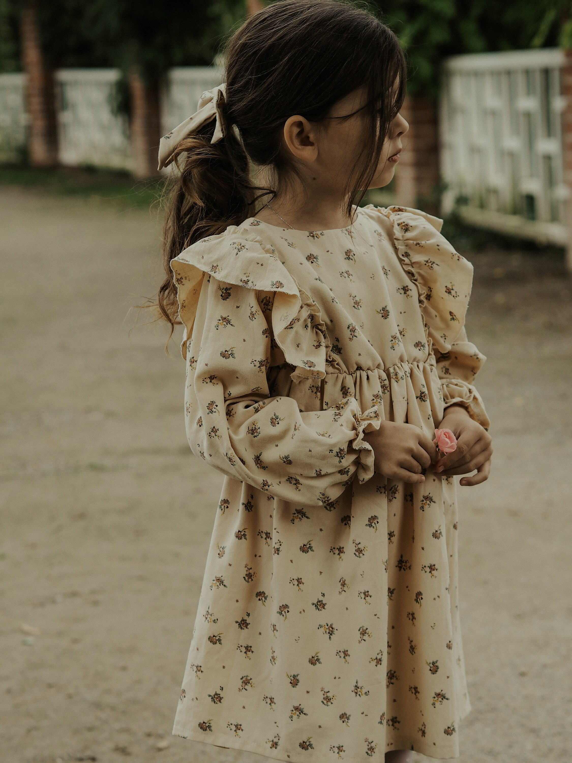 Laura Girls Boho Dress | Cotton Flowers Vintage Dresses for Children ...