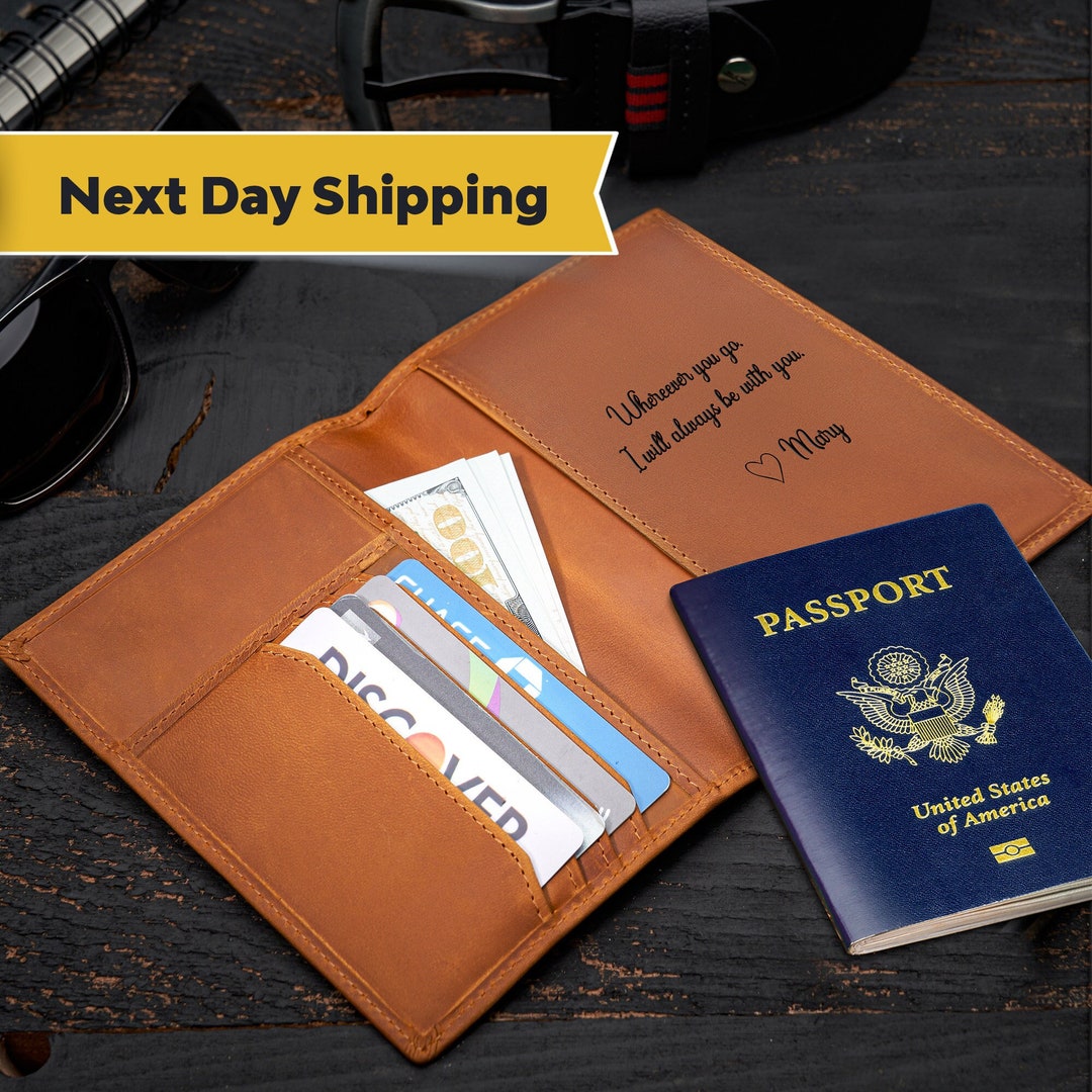 Customizable Passport Case, Leather Passport Case, Universal Present ...
