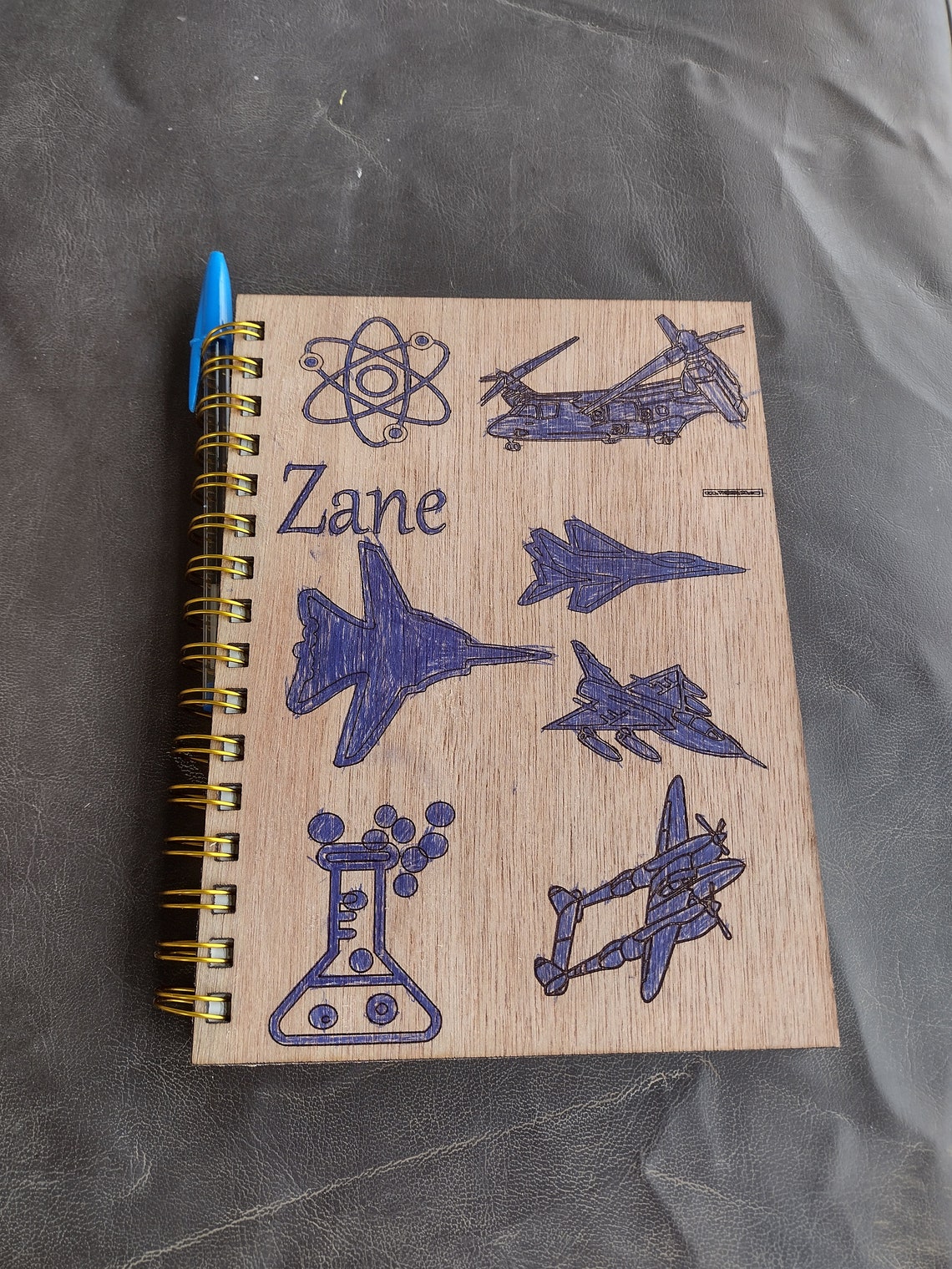 Wooden Notebook Covers - Etsy