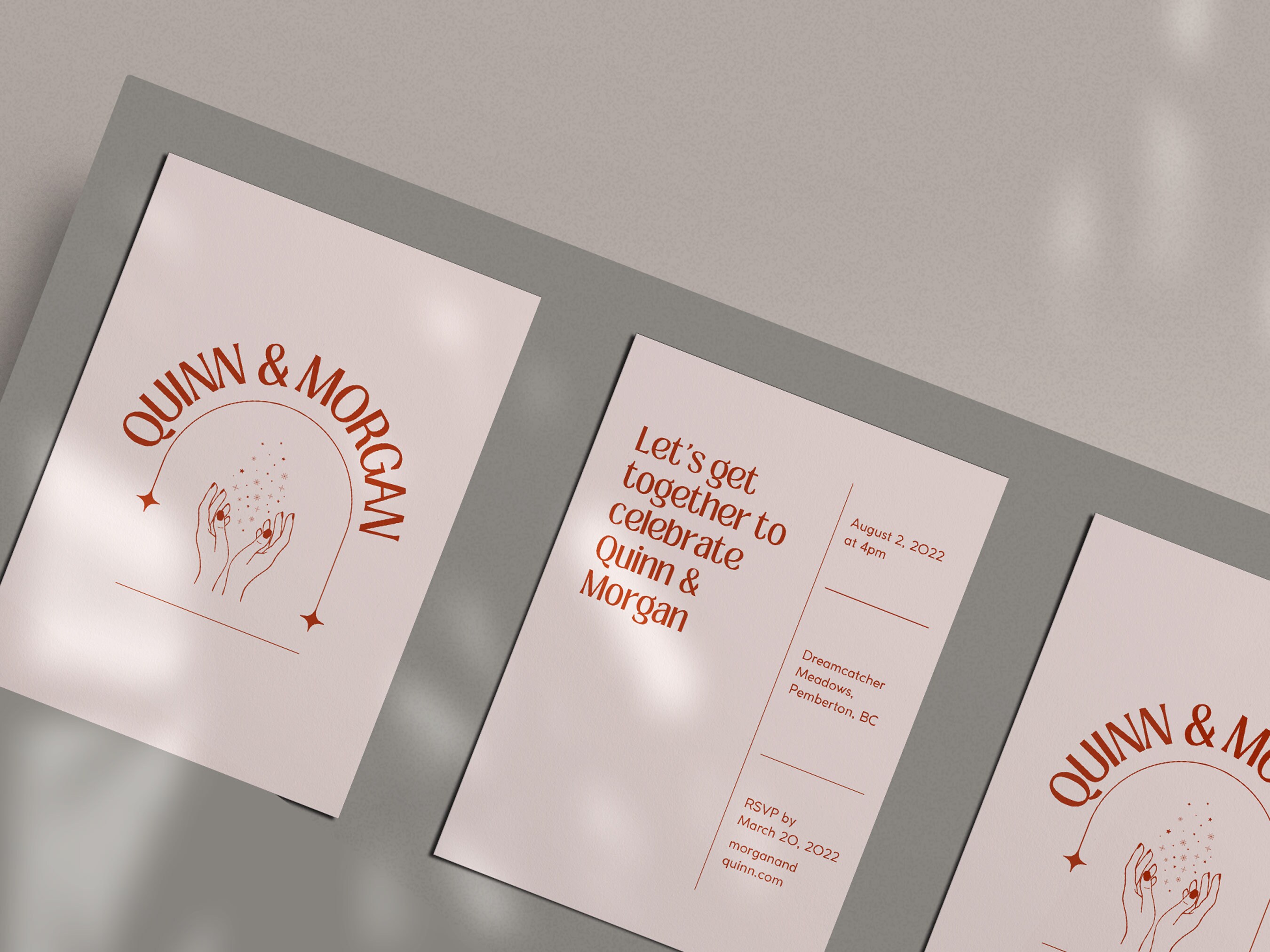 Victoria Wedding Invitation Template Canva - Etsy