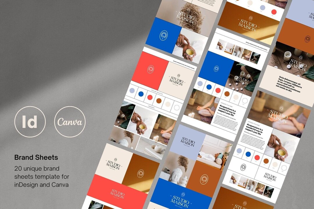 Brand Style Guide Sheets - Etsy
