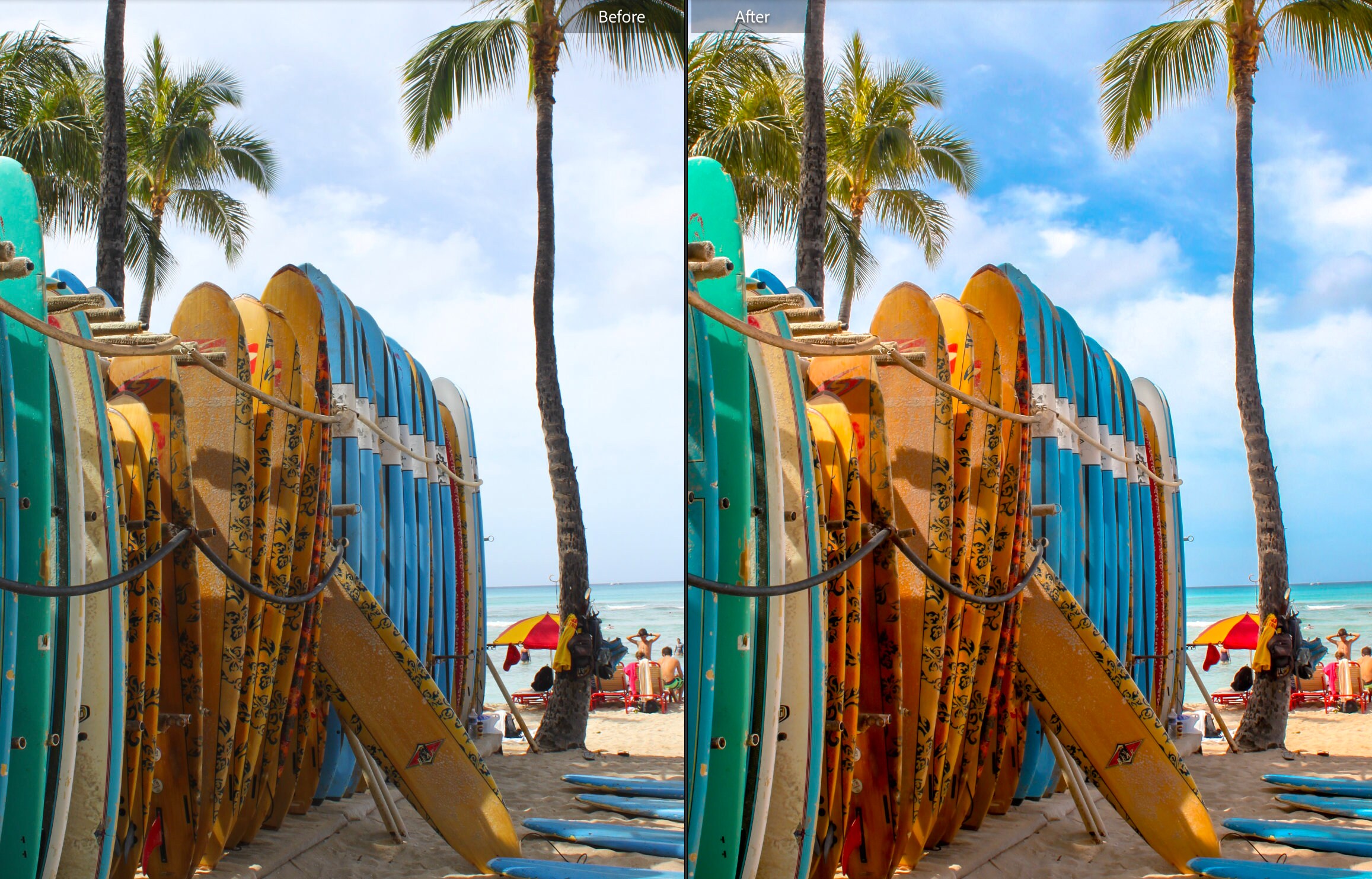 10 Hawaii Presets Lightroom Summer Filters Instagram Beach Presets VSCO ...