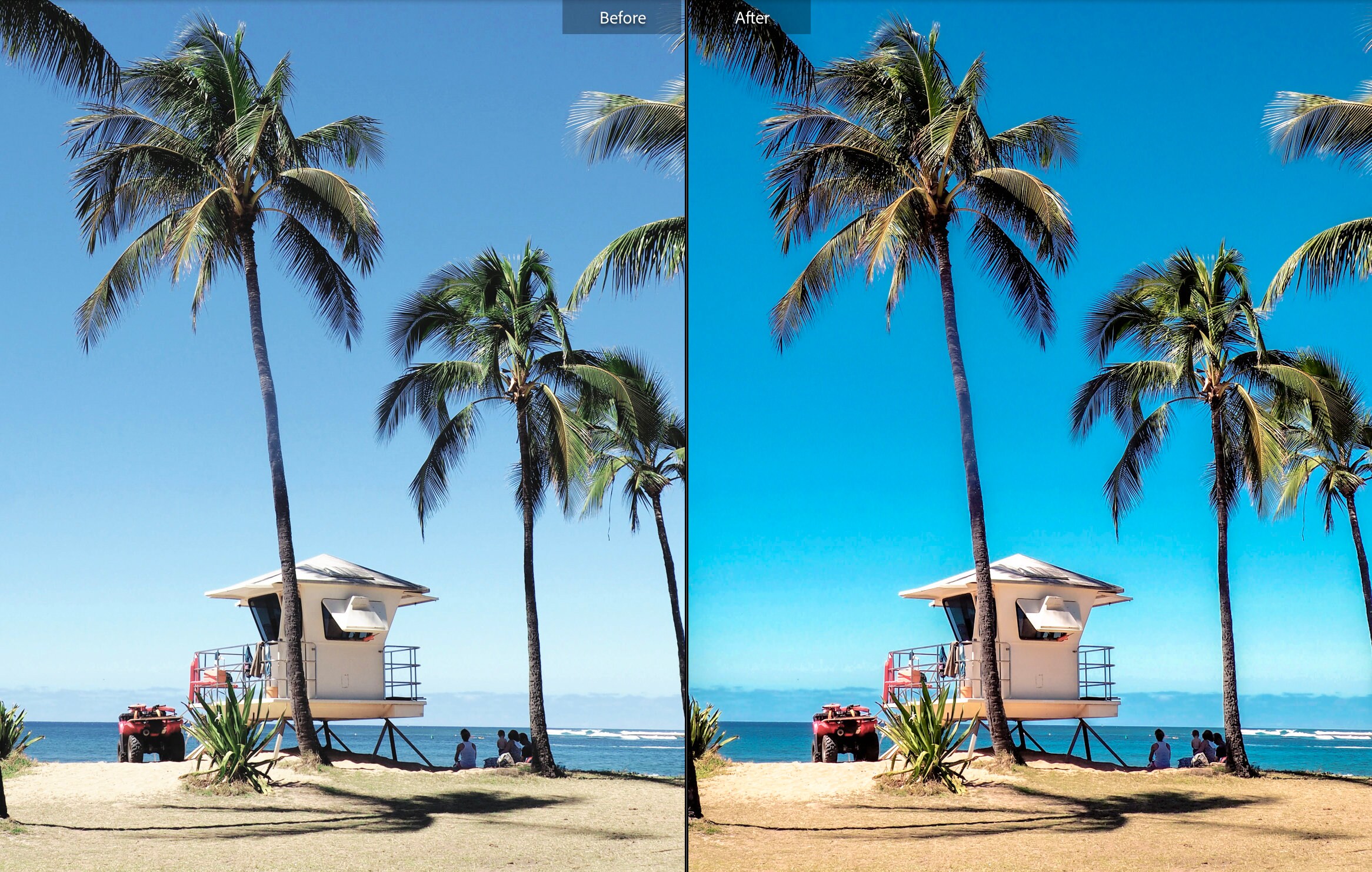 10 Hawaii Presets Lightroom Summer Filters Instagram Beach Presets VSCO ...