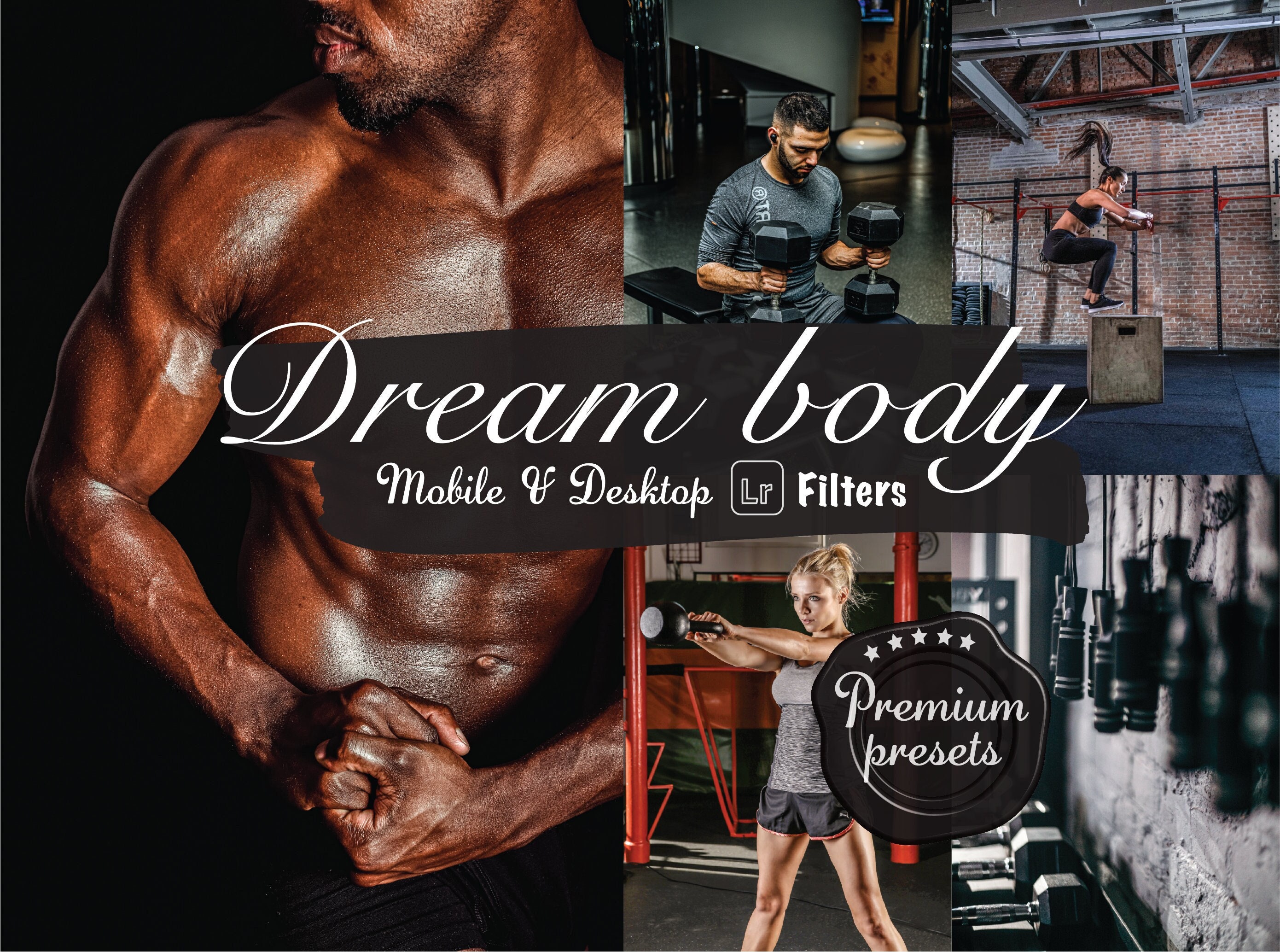 10 Workout Presets Lightroom Gym Filters Instagram Fitness Presets VSCO ...