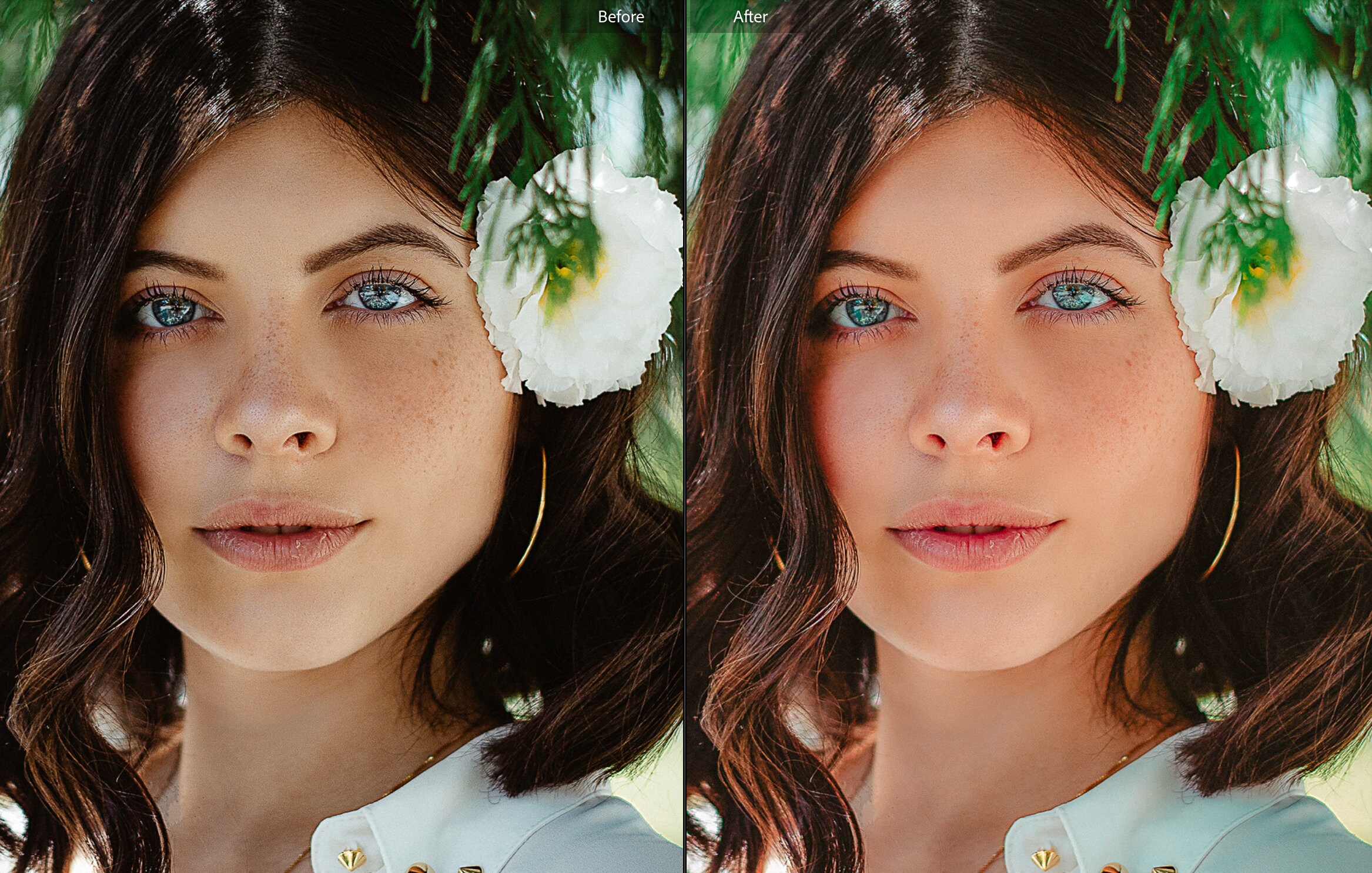 10 Portrait Presets Lightroom Face Filters Instagram Perfect Skin ...