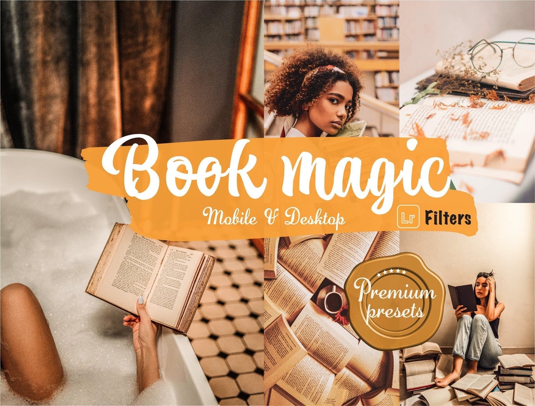 10 Bookstagram Presets Lightroom Book Lovers Filters Instagram Warm ...