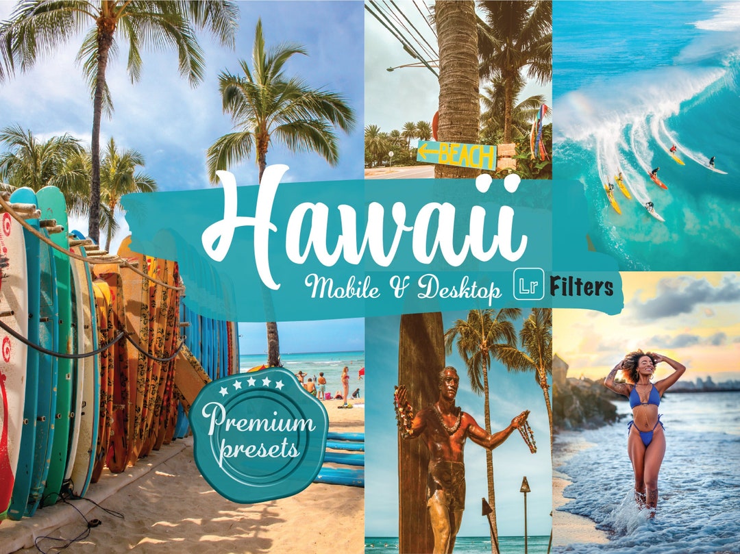 10 Hawaii Presets Lightroom Summer Filters Instagram Beach Presets ...