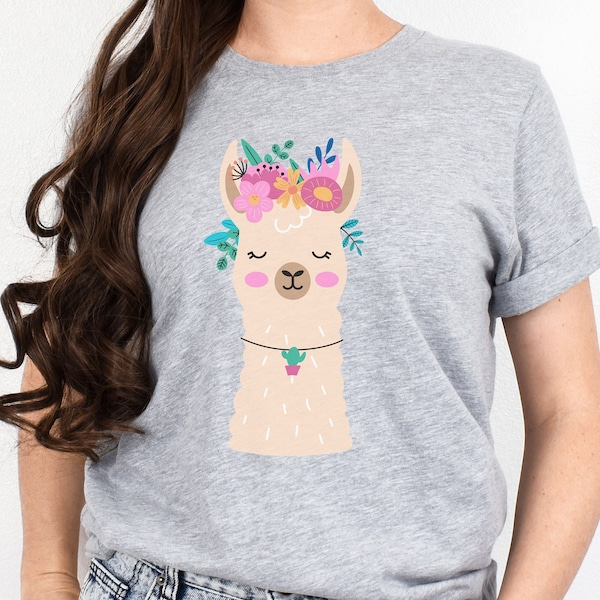 Llama Tshirt - Etsy