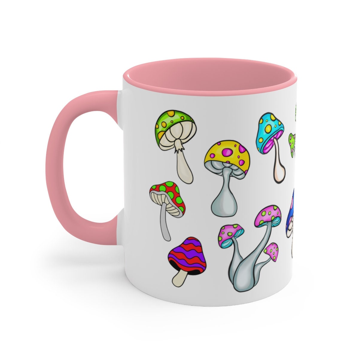 Magic Mushrooms Mug, Psychedelic Mug, Trippy Mug, Ceramic Mug 11 Oz 15 ...