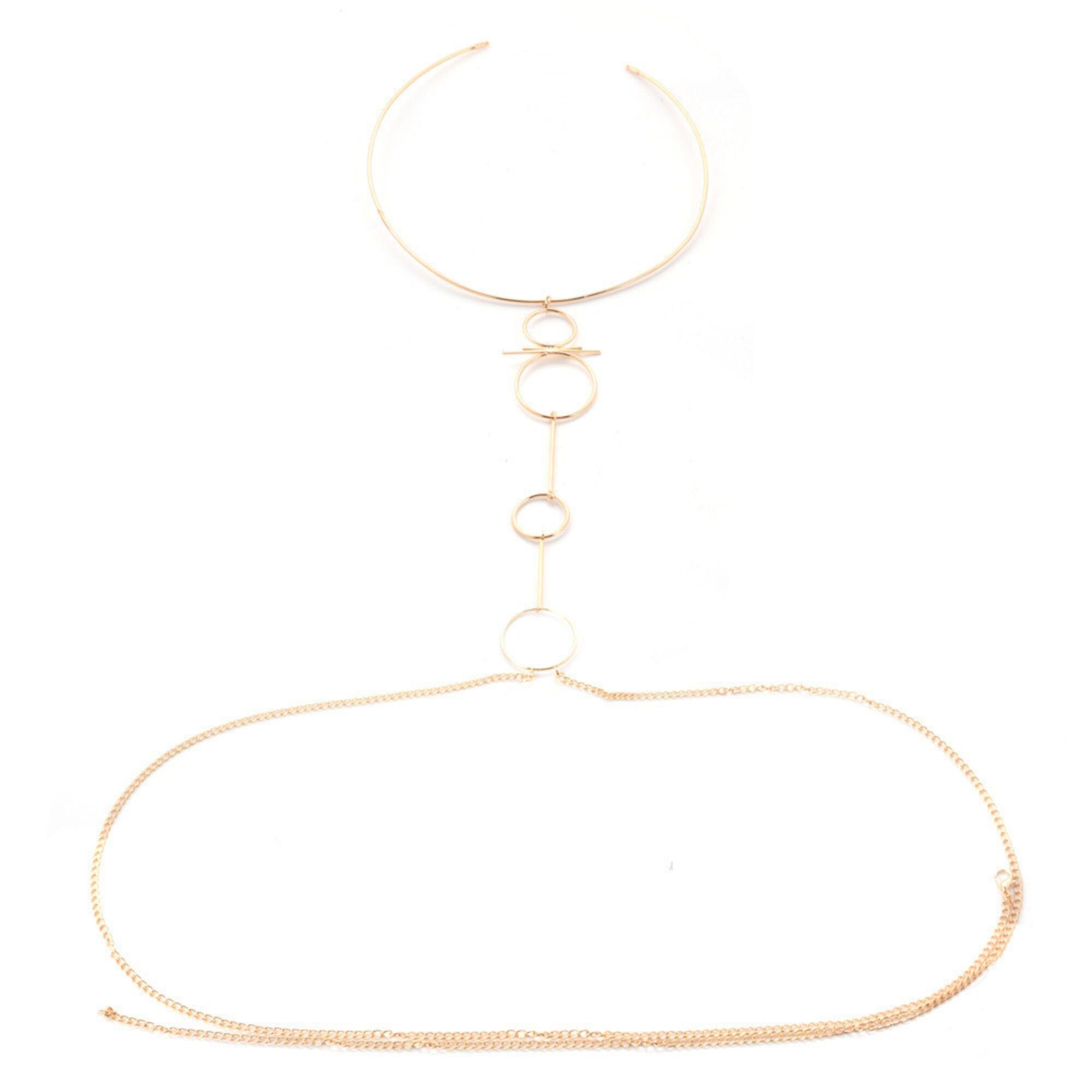 Dainty Body Chain Delicate Gold Bohemian Body Jewelry for Any Occasion ...