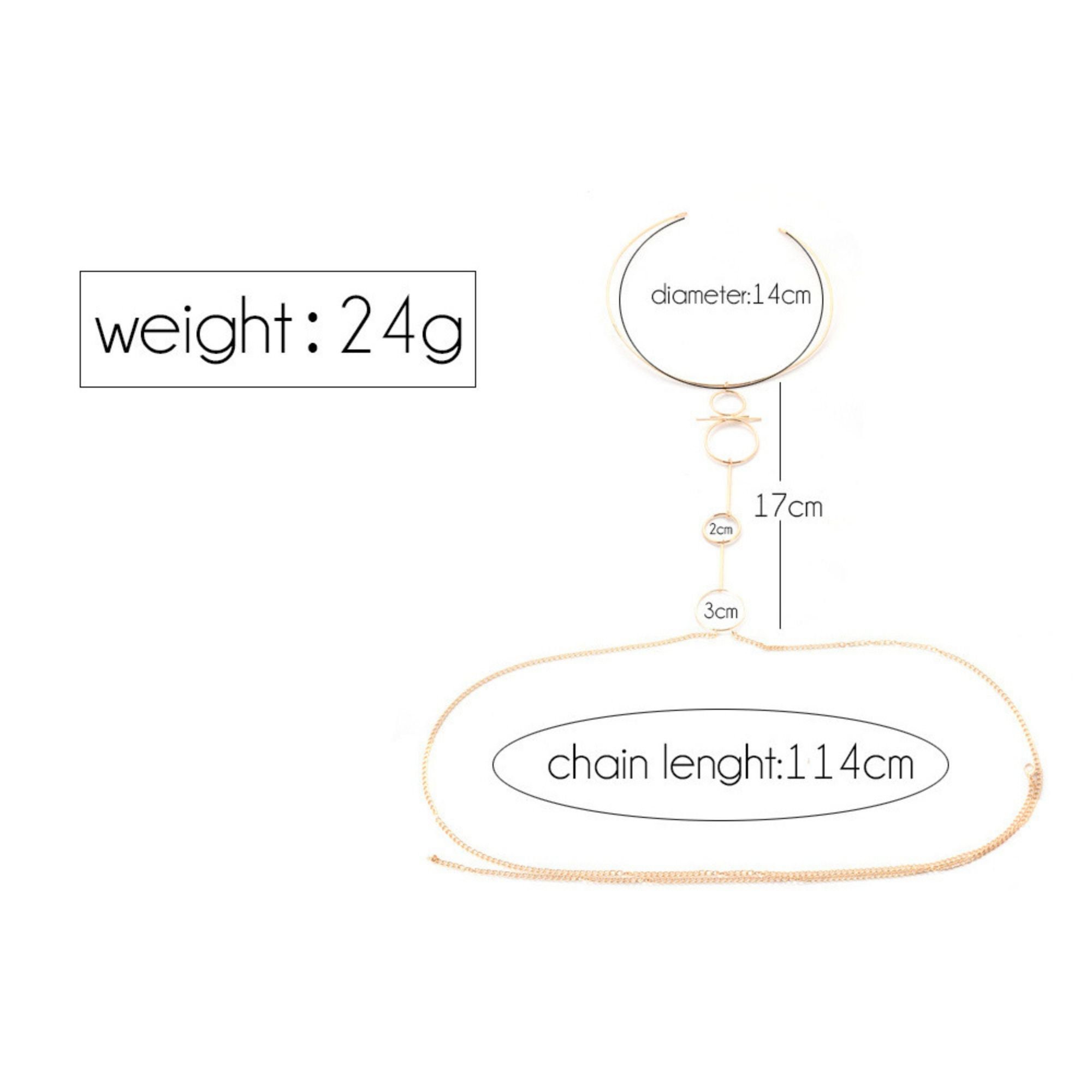 Dainty Body Chain Delicate Gold Bohemian Body Jewelry for Any Occasion ...