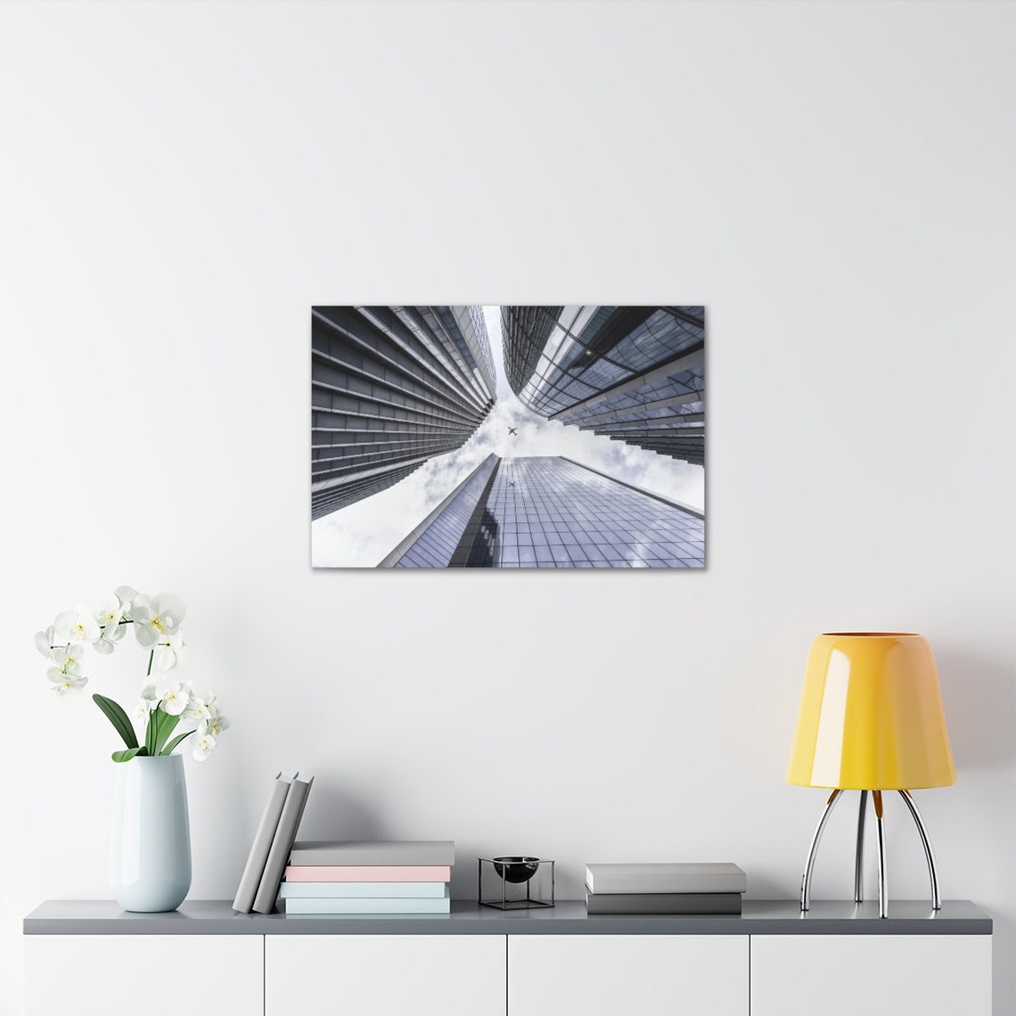 High Rise Buildings Low Angles Wall Art (HD) Print Decor for Home ...