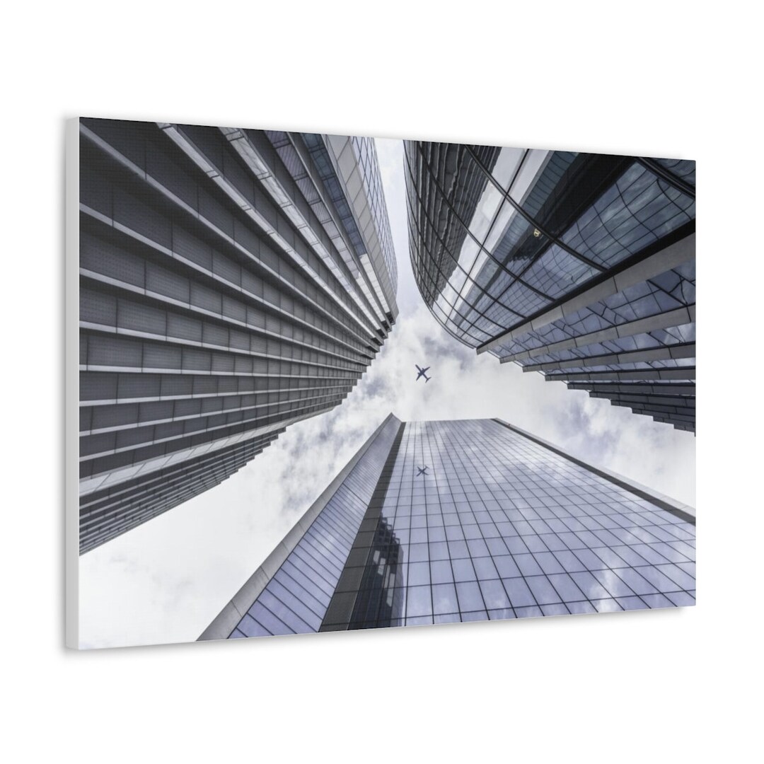 High Rise Buildings Low Angles Wall Art (HD) Print Decor for Home ...