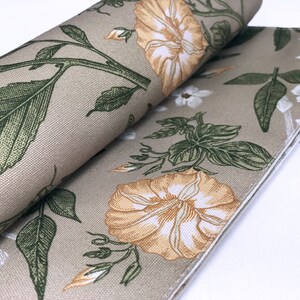 Set of 4 Vintage Floral Placemats,botanical Flower Table Mats,yellow ...