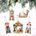 Christmas Nativity Wooden Ornament Set, Laser Cut Nativity Scene, Holy ...
