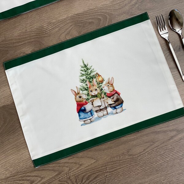 Easter Bunny Bunny Rabbit Placemats - Etsy