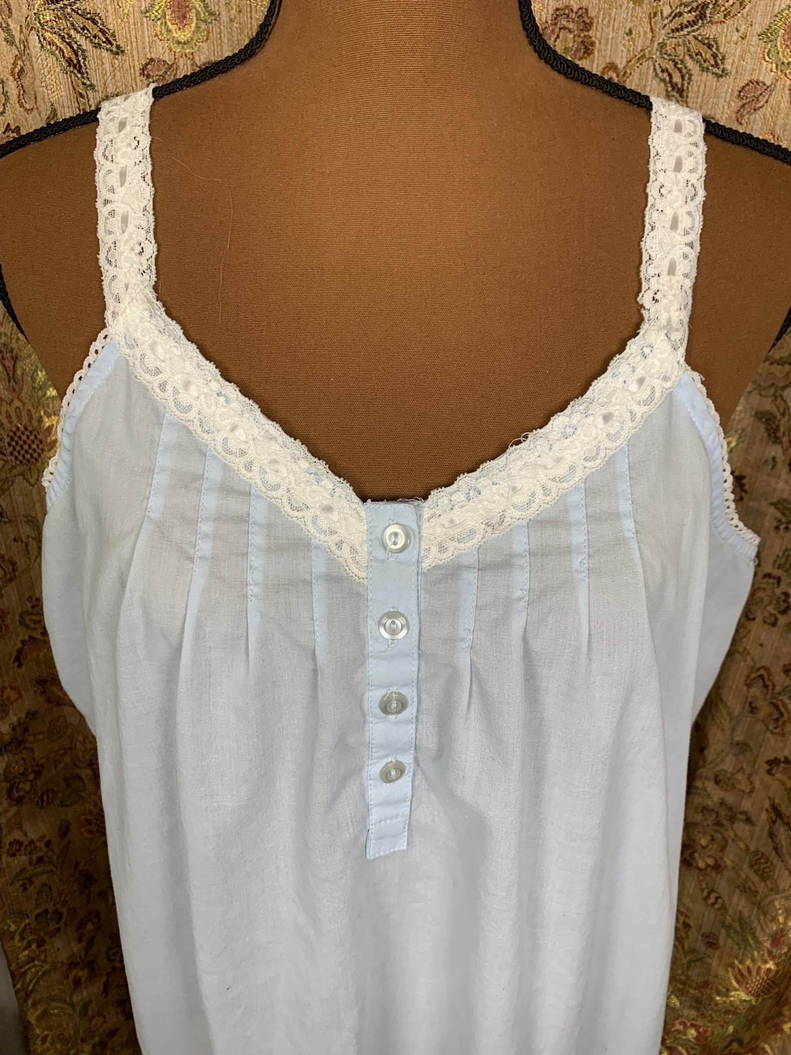 CW Classics Vintage 80s Powder Blue Night Dress - Etsy