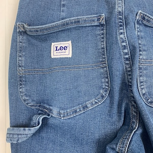 Lee Workwear Straight Leg Blue Jeans - Etsy