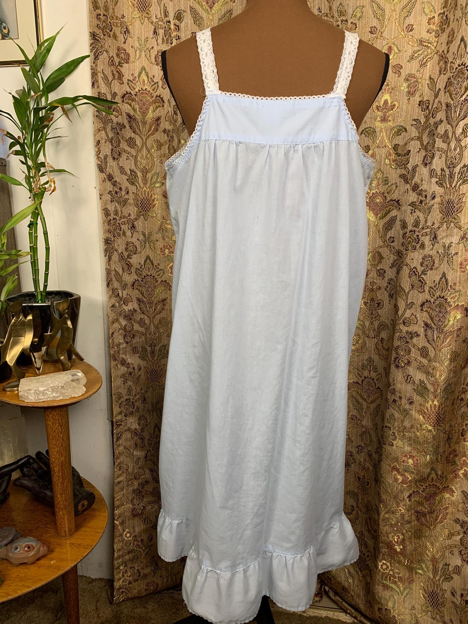 CW Classics Vintage 80s Powder Blue Night Dress - Etsy