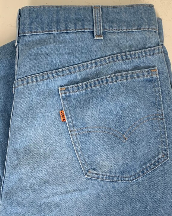 Vintage 80s orange tab - Gem