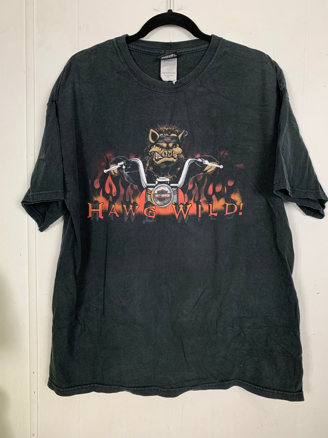 Hawg Wild Harley Davidson T-shirt - Etsy