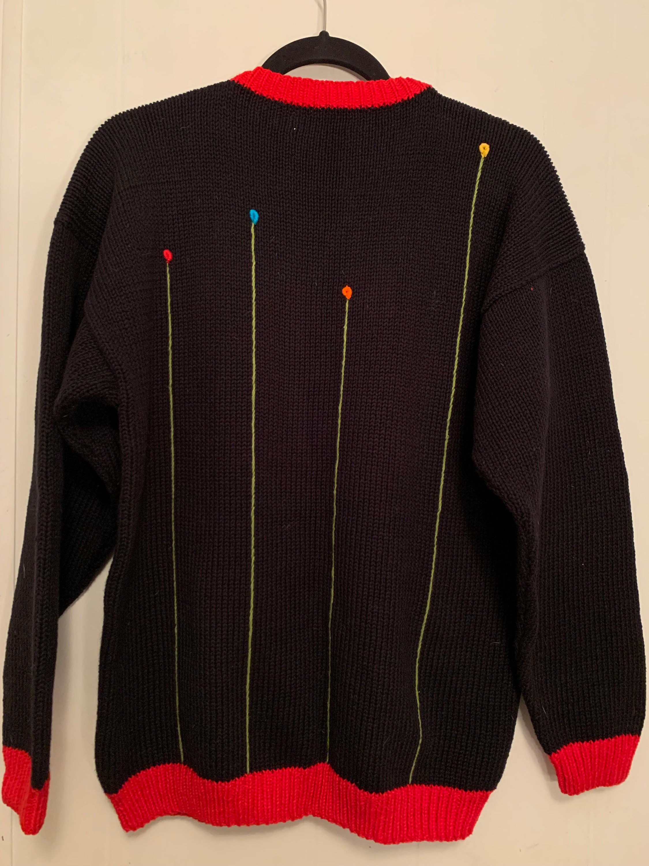 Vintage Funky Sea Turtle Aqua Scene Sweater - Etsy