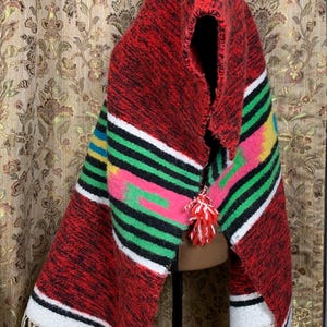 Authentic Mexican Poncho - Etsy