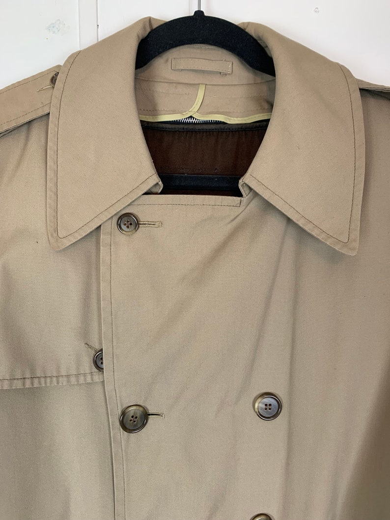 London Fog Trench Coat - Etsy