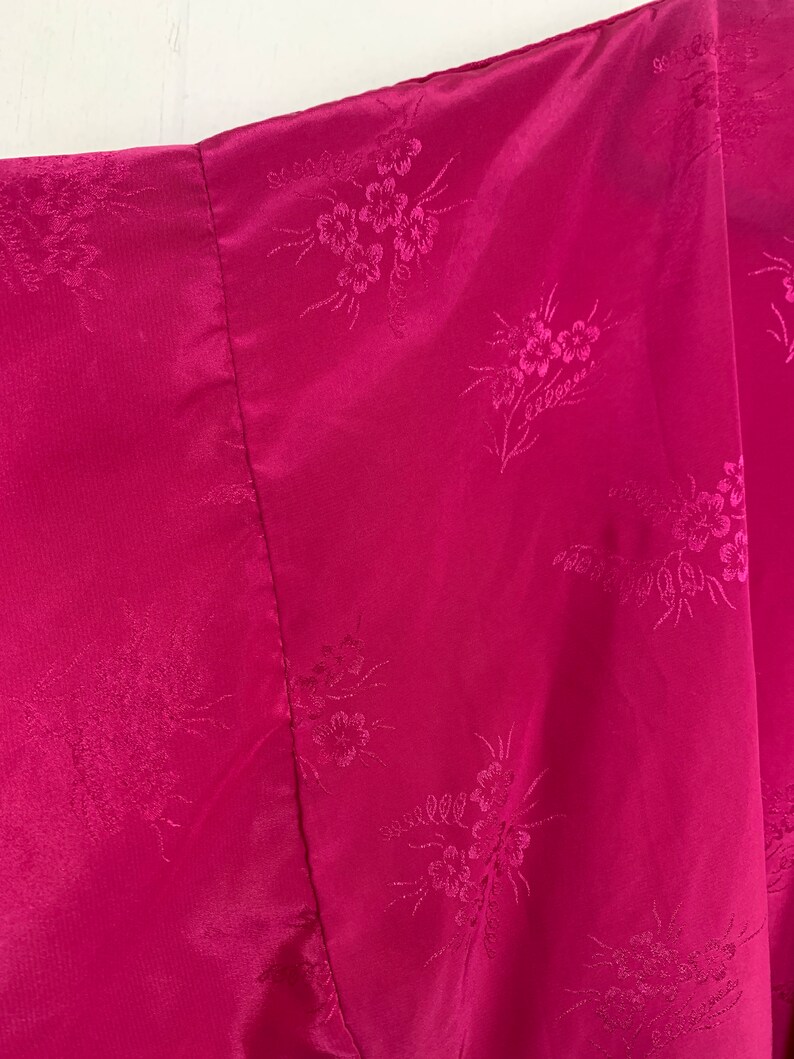 Hot Pink Floral Robe - Etsy