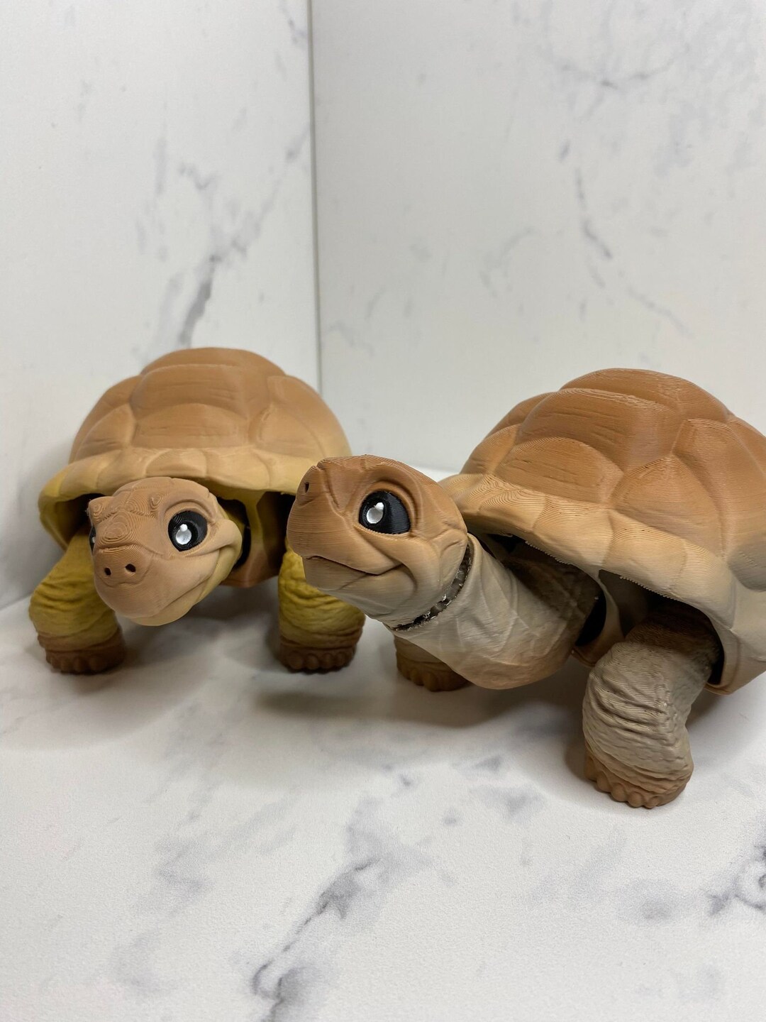 3D Printed Articulating Tortoise, Fidget Toy, Sensory Toy, Animal Decor ...