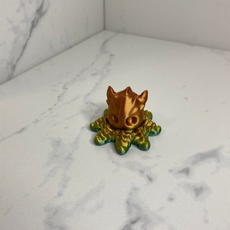 3D Printed Octopus, Squid, Fun Fidget Spinner - Etsy