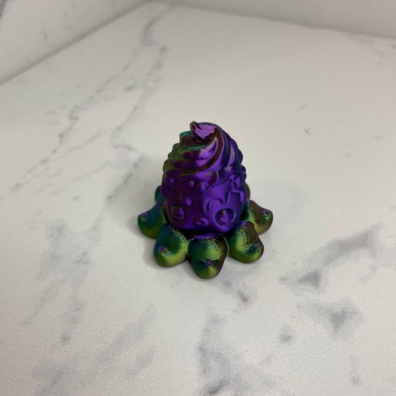 3D Printed Octopus, Squid, Fun Fidget Spinner - Etsy