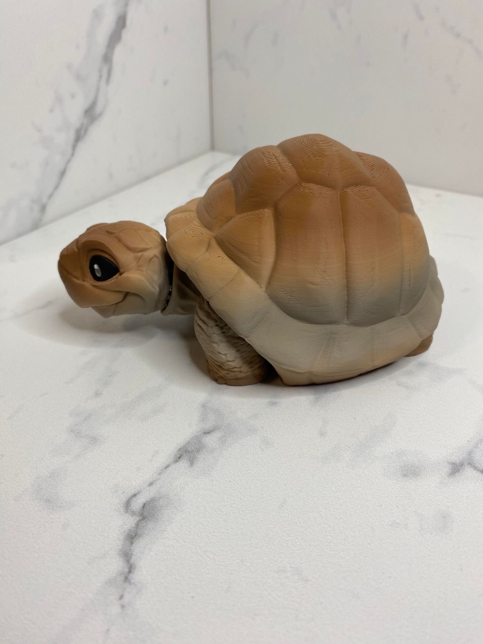 3D Printed Articulating Tortoise, Fidget Toy, Sensory Toy, Animal Decor ...