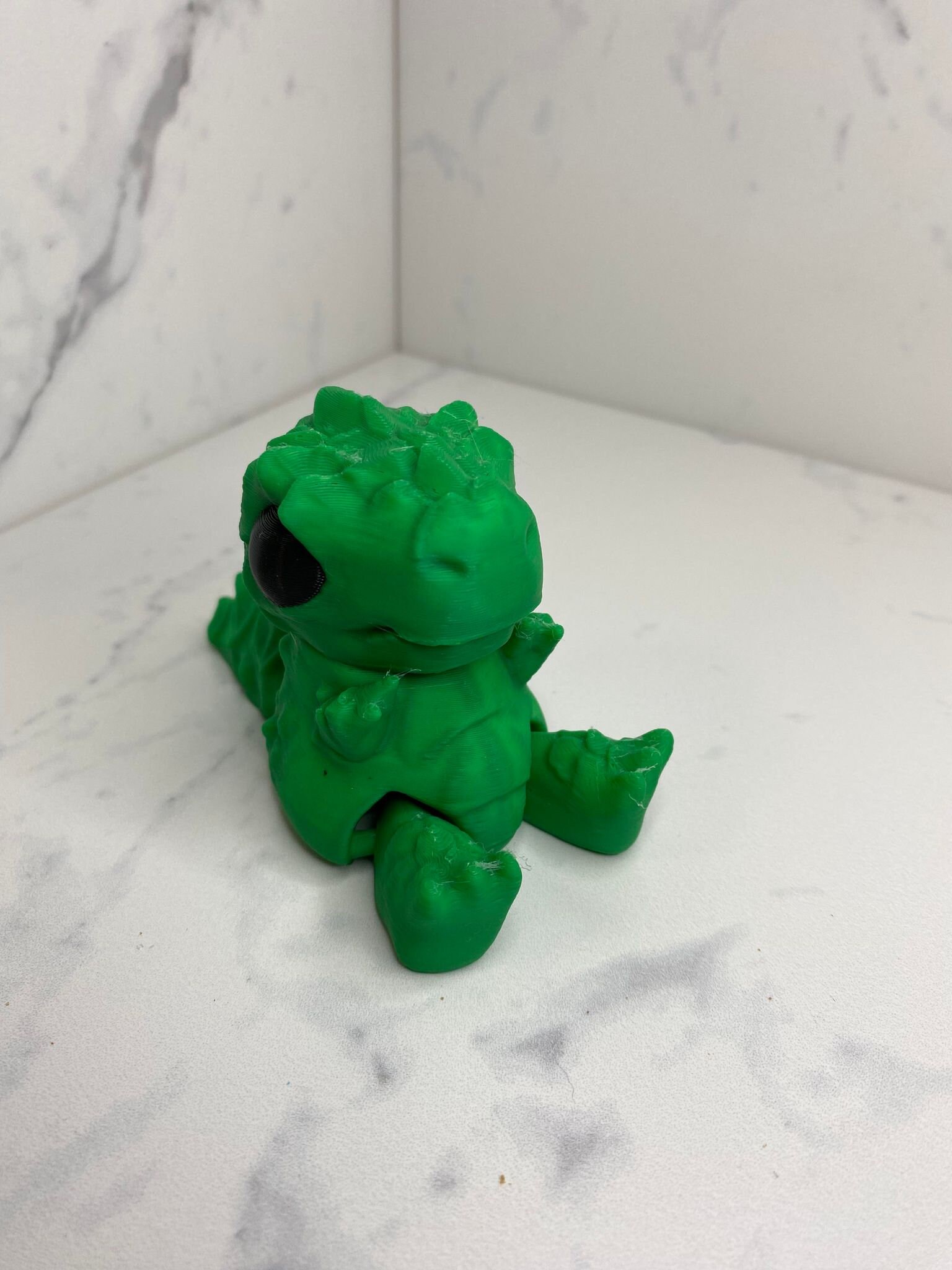 3D Printed T-rex Hatchling With Articulating Legs and Tail Caution ...