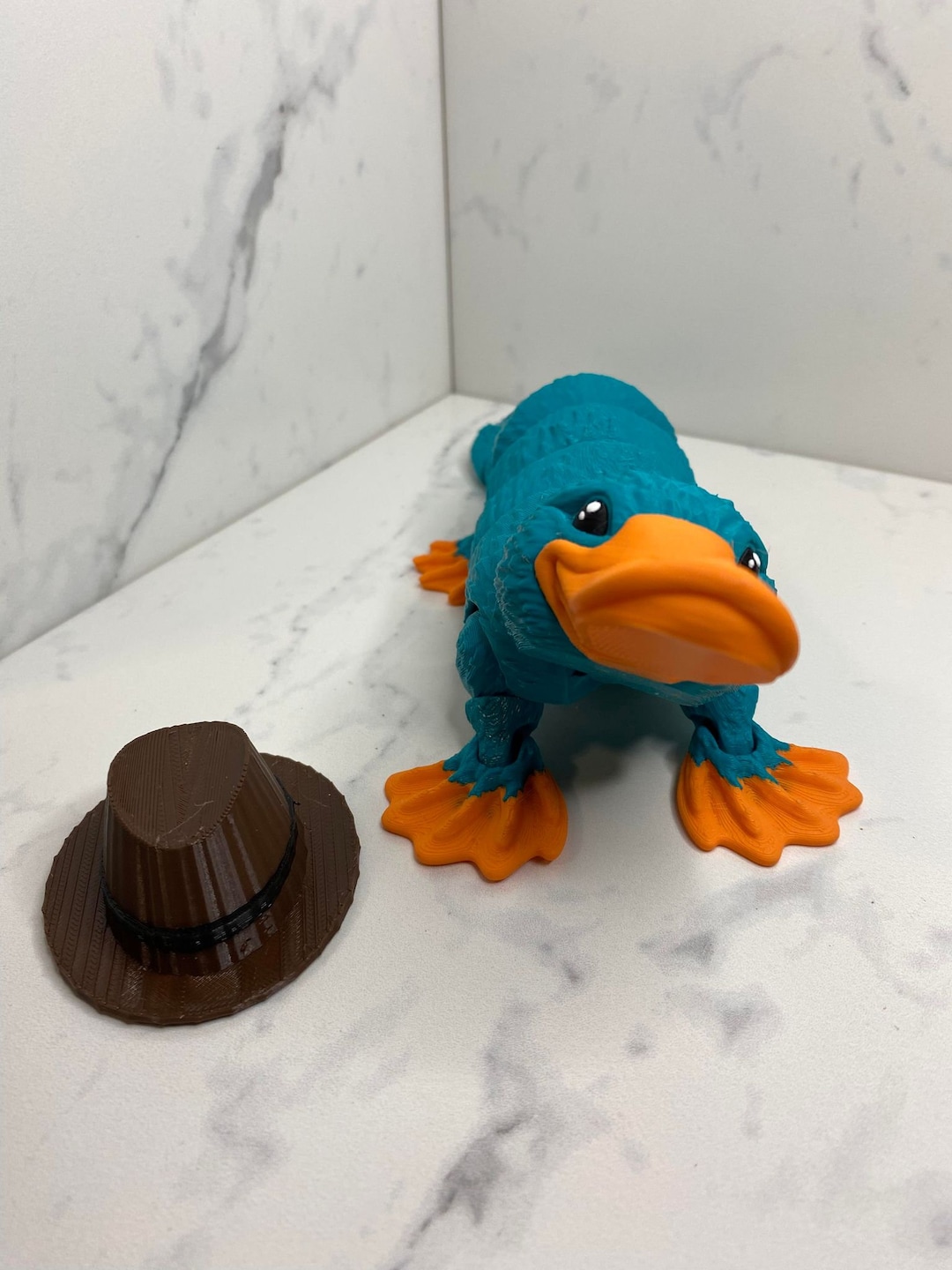 Perry the Platypus 3D Printed Articulating Figurine, Fidget, Decor, TV ...