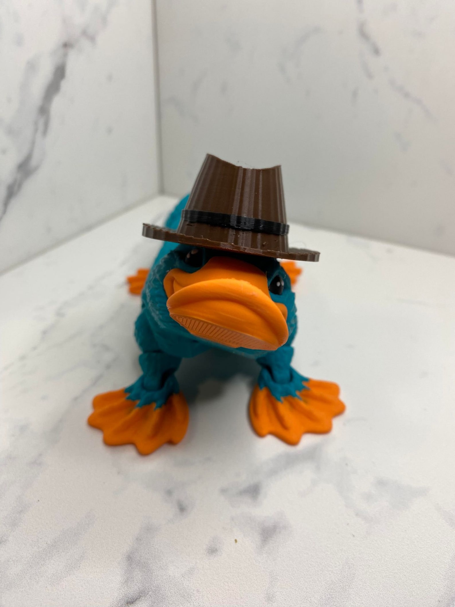 Perry the Platypus 3D Printed Articulating Figurine, Fidget, Decor, TV ...