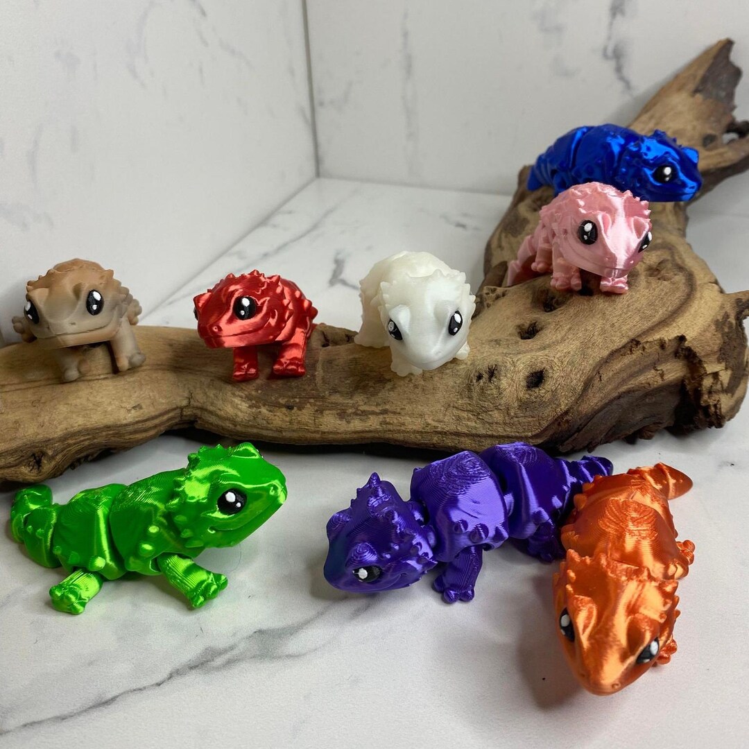 3D Printed Mini Bearded Dragon Fidget Toys - Etsy
