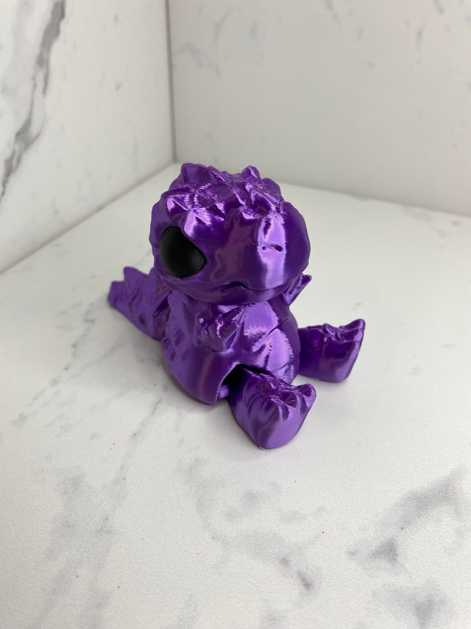 3D Printed T-rex Hatchling With Articulating Legs and Tail Caution ...