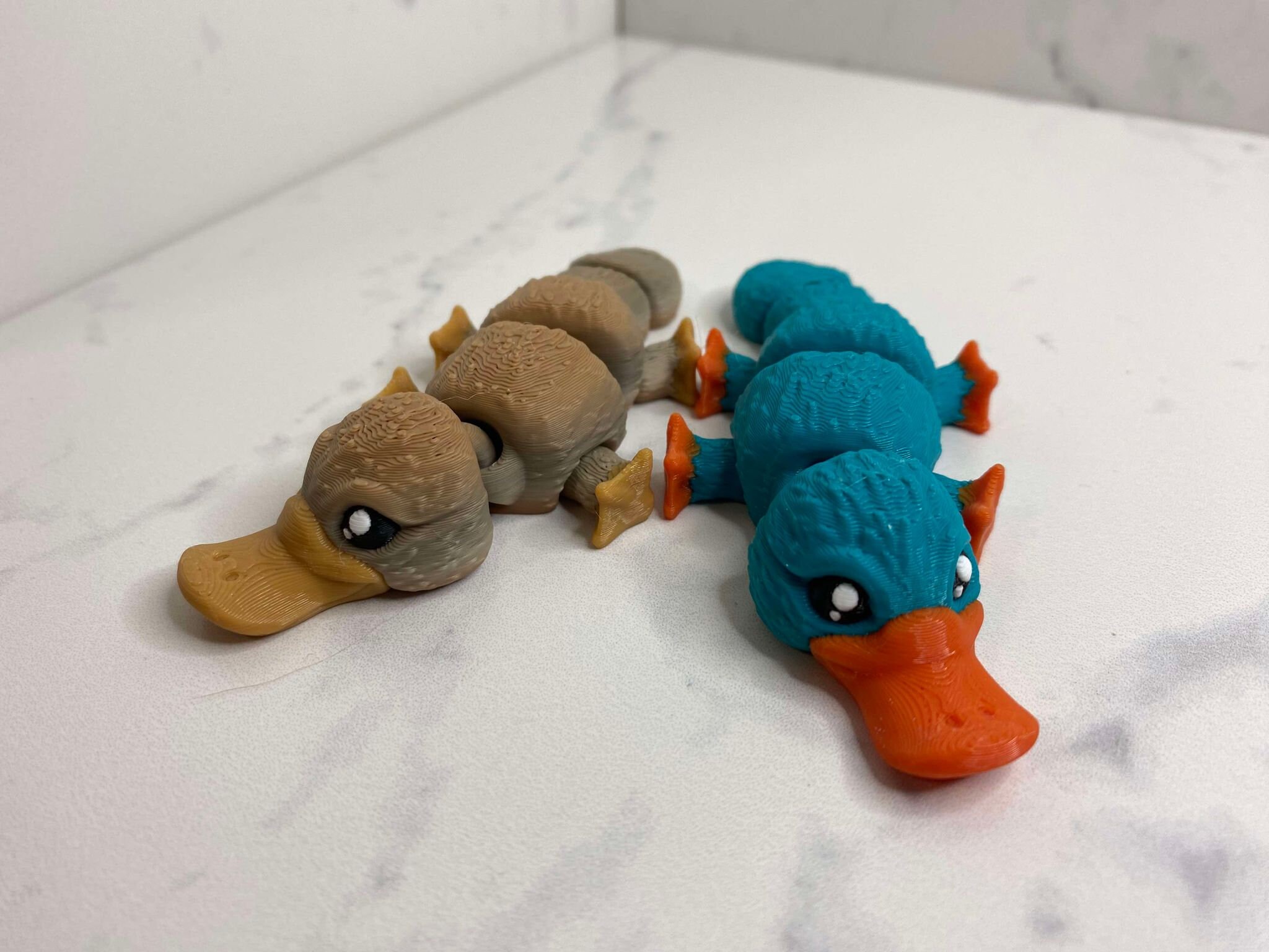 3D Printed Mini Platypus: Articulating Fidget Sensory Toy - Etsy