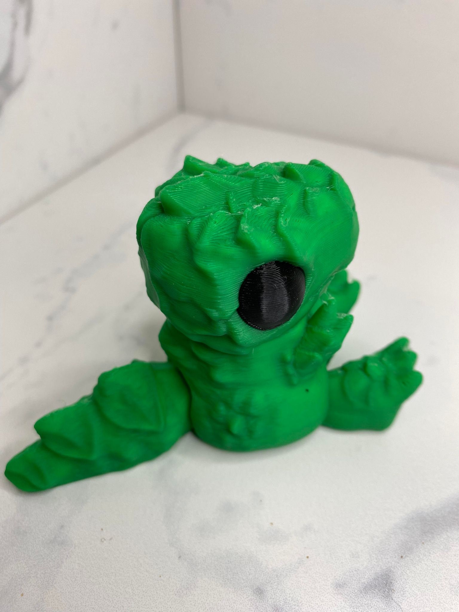 3D Printed T-rex Hatchling With Articulating Legs and Tail Caution ...