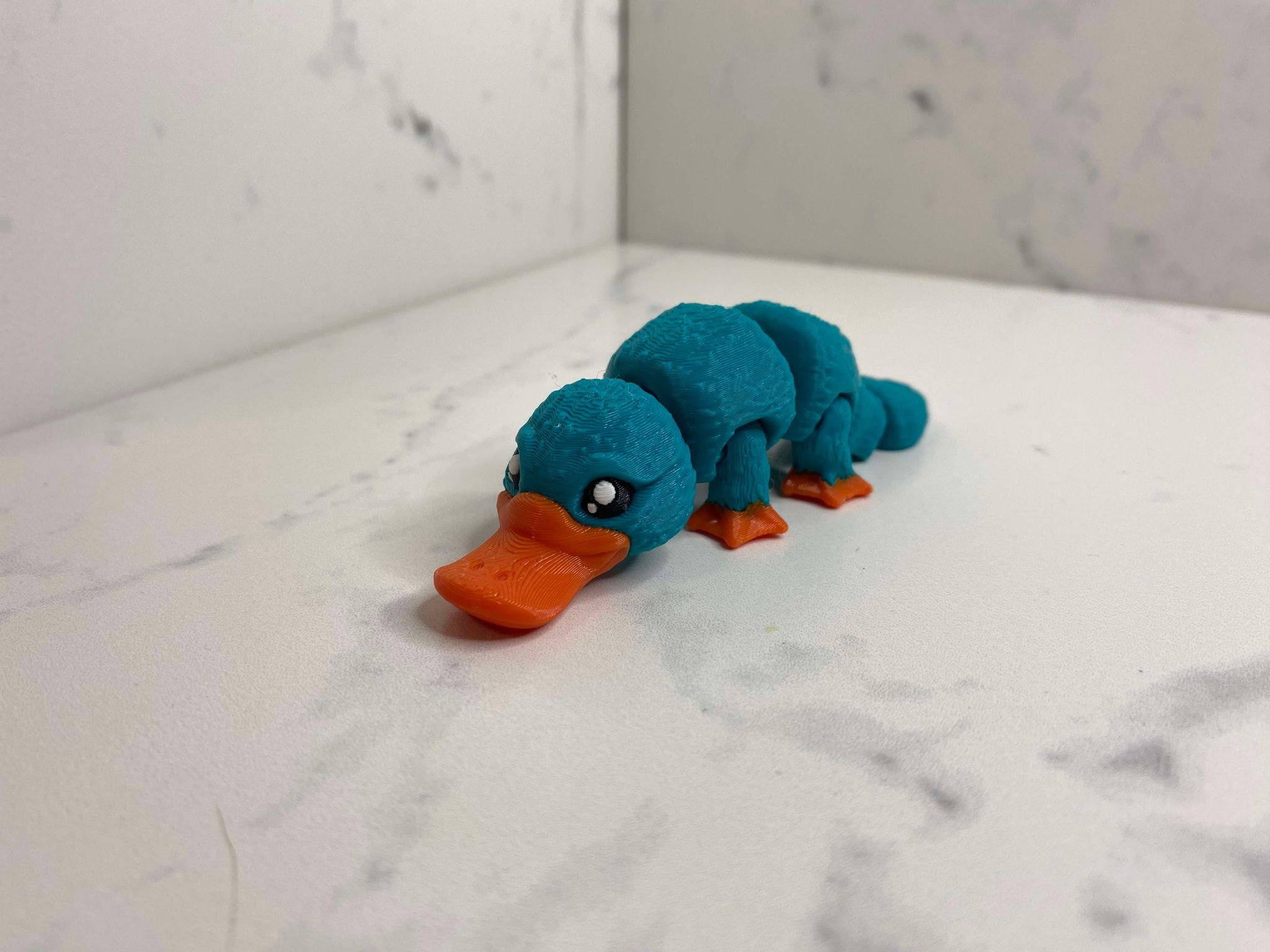 3D Printed Mini Platypus, Mini Perry the Platypus, Fidget Sensory Toy ...