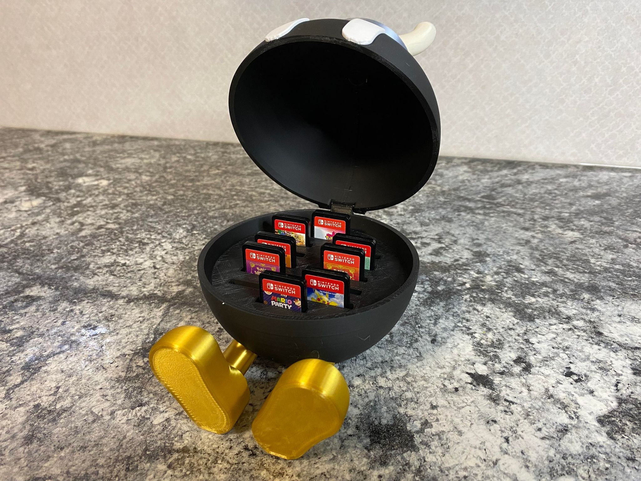 Super Mario Bob-omb Nintendo Switch Cart Organizer - Etsy