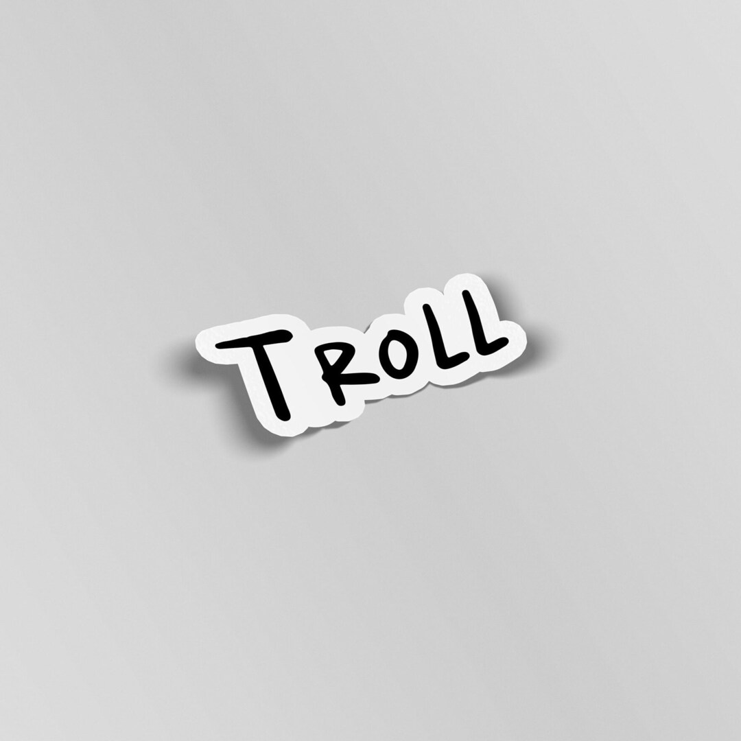 Troll Laptop Stickers, Funny Stickers, Sarcasm Laptop Decals, Tumbler ...