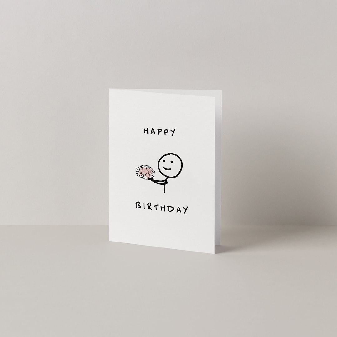 Funny Happy Birthday Card, Silly Meme Cards - Etsy
