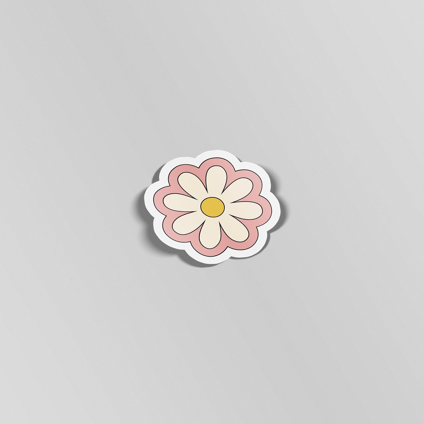 Mini Flower Sticker Pack Retro Flower Stickers Daisy - Etsy