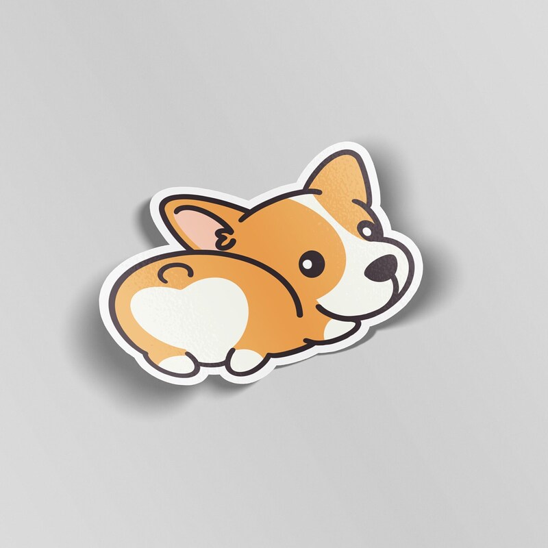 Corgi Butt Sticker - Etsy