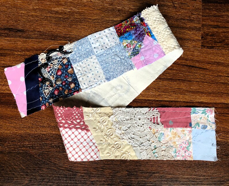 Junk Journal Snippet Roll, 32 Inch Roll, Textile Art Strip, Junk ...