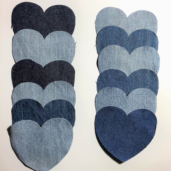 Denim Heart - Etsy