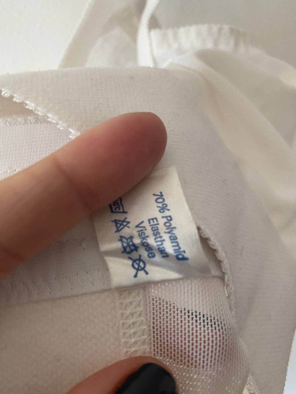 80's Vintage White Longline Bra Full Coverage Embroidered Flowers EU ...